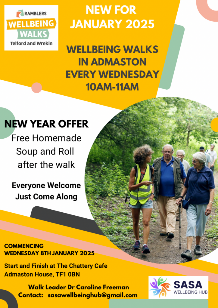 Wellbeing Walks - Shawbirch Medical Centre