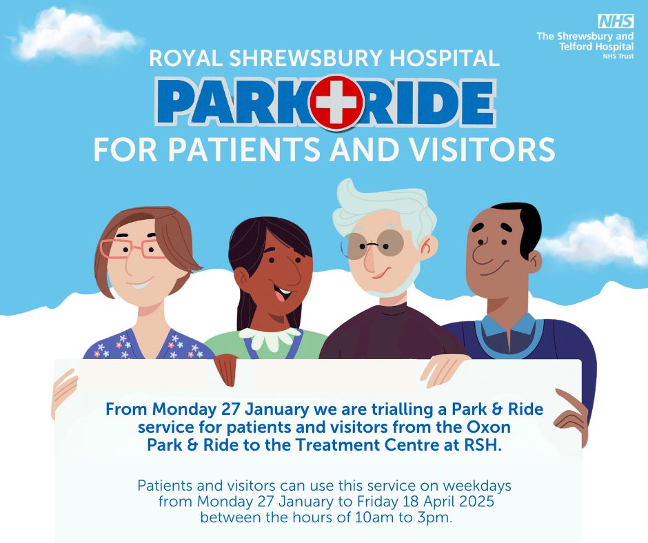 Royal Shrewsbury Hospital - Patient Park & Ride Trial